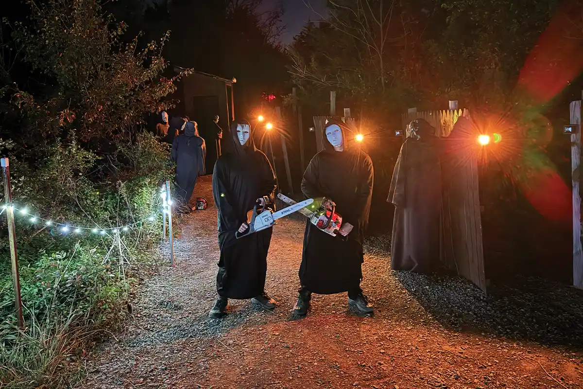 Fields of Fear 'Professional Haunter' Talks About Scare School