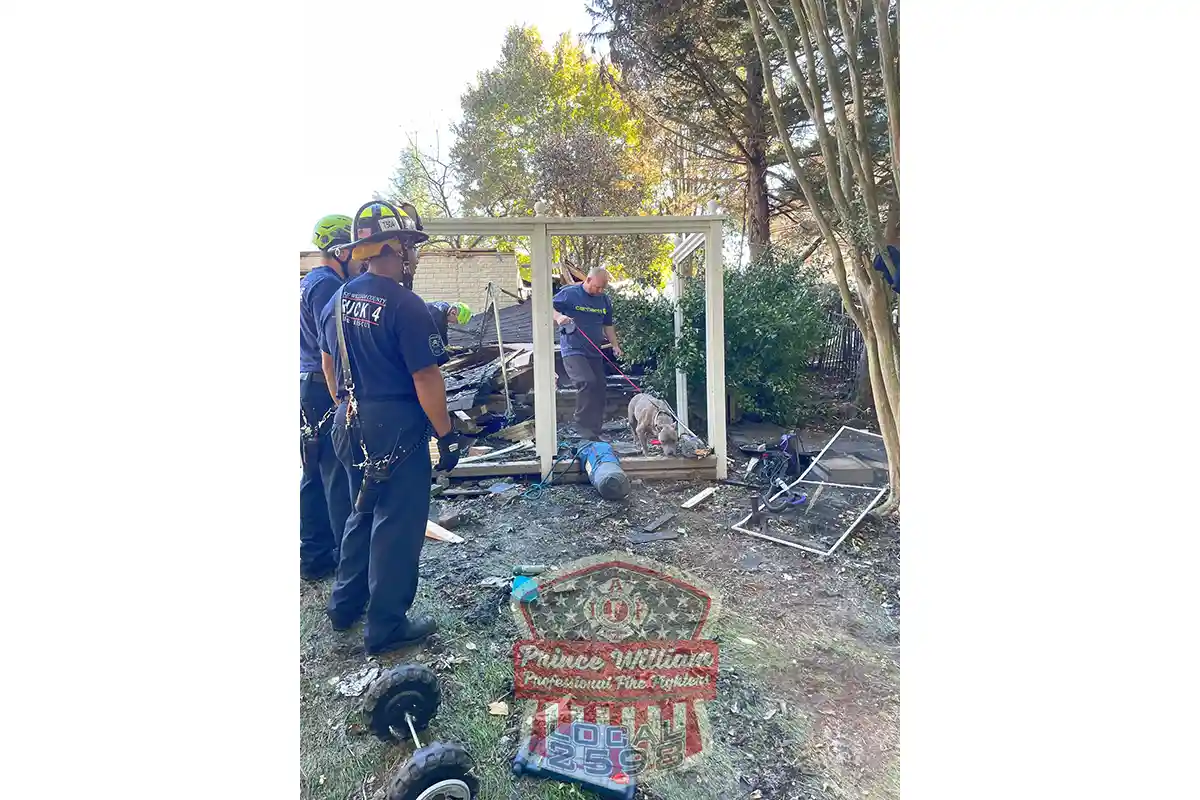 Dog Survives Haymarket House Explosion