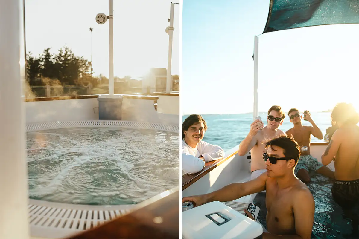Here’s How to Ride in the Hot Tub Boat Featured in ‘Love Is Blind’