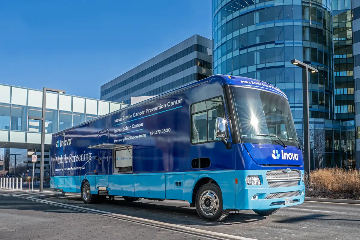 Inova Launches New Bus for Mobile Cancer Screenings