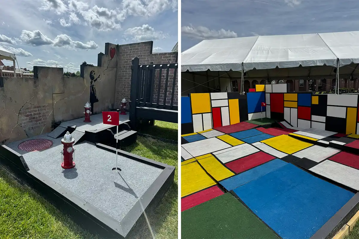 Workhouse Arts Center Now Has an Art-Themed Mini Golf Course
