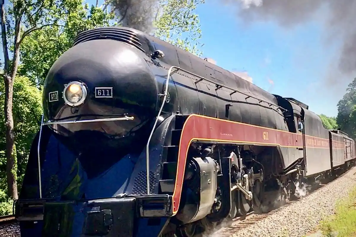 Ride a 1950s Steam Locomotive on the Virginia Scenic Railway