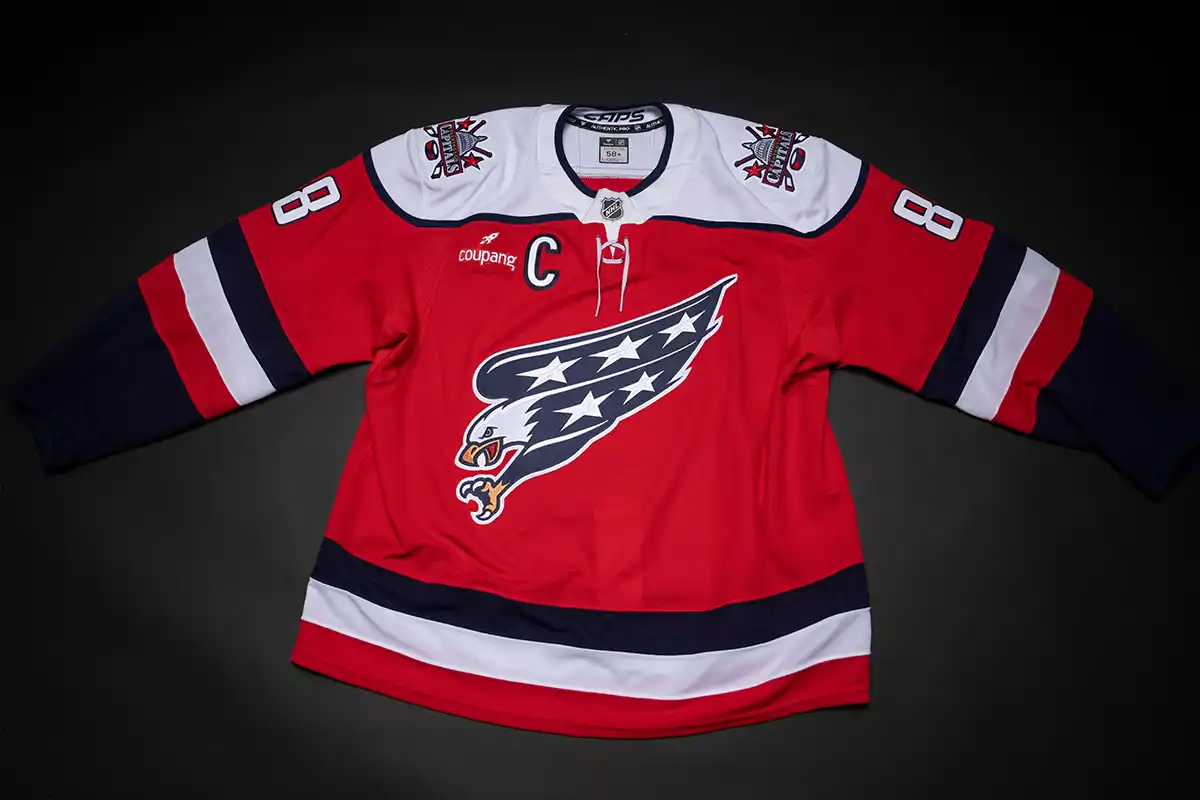 Capitals Unveil a New Screaming Eagle Jersey
